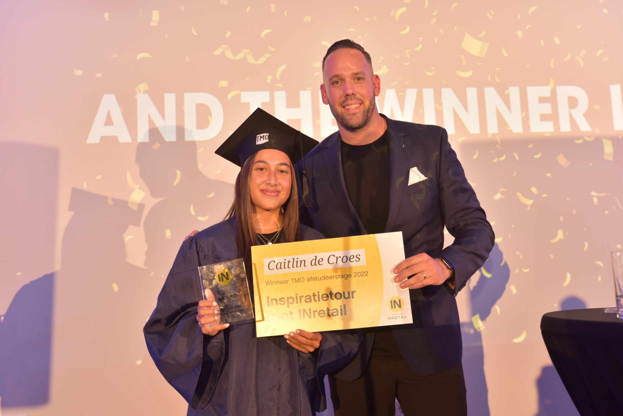 Caitlin de Croes wint INretail Award - TMO